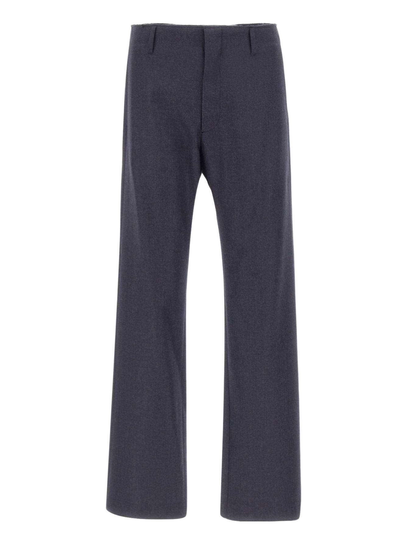 MAISON MARGIELA Mm6 Maison Margiela Fringed-Edge Wool Trousers